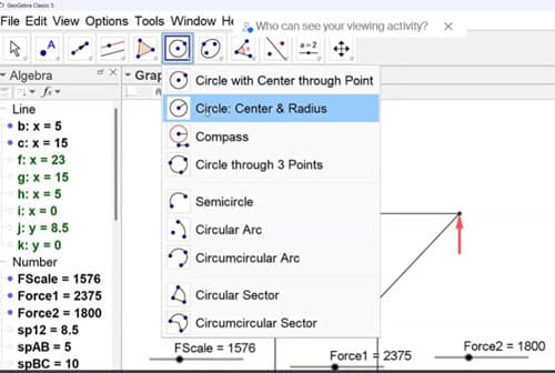 Parametric Graphic Statics with GeoGebra | EngineeringSkills.com