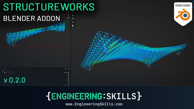 StructureWorks Blender Addon | EngineeringSkills.com