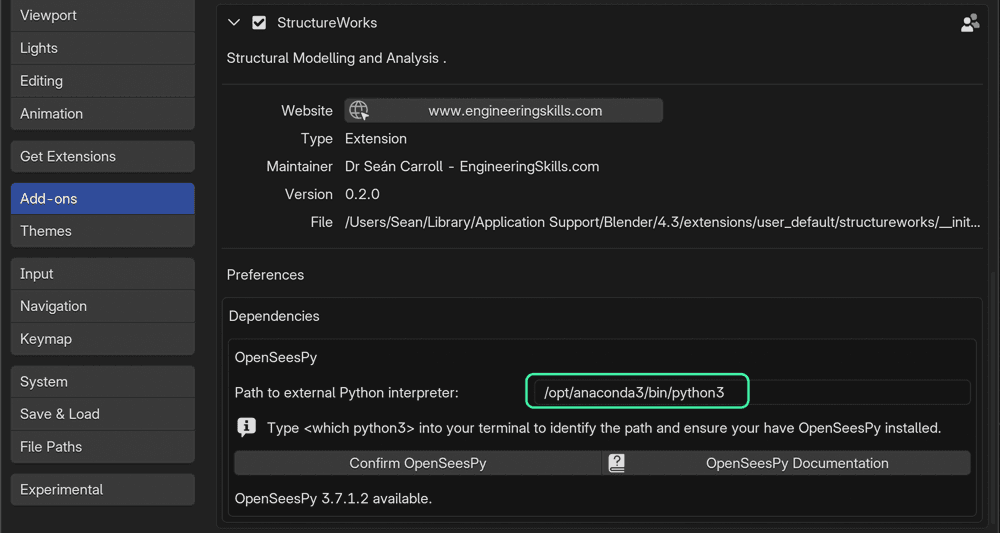 StructureWorks Blender Addon | EngineeringSkills.com